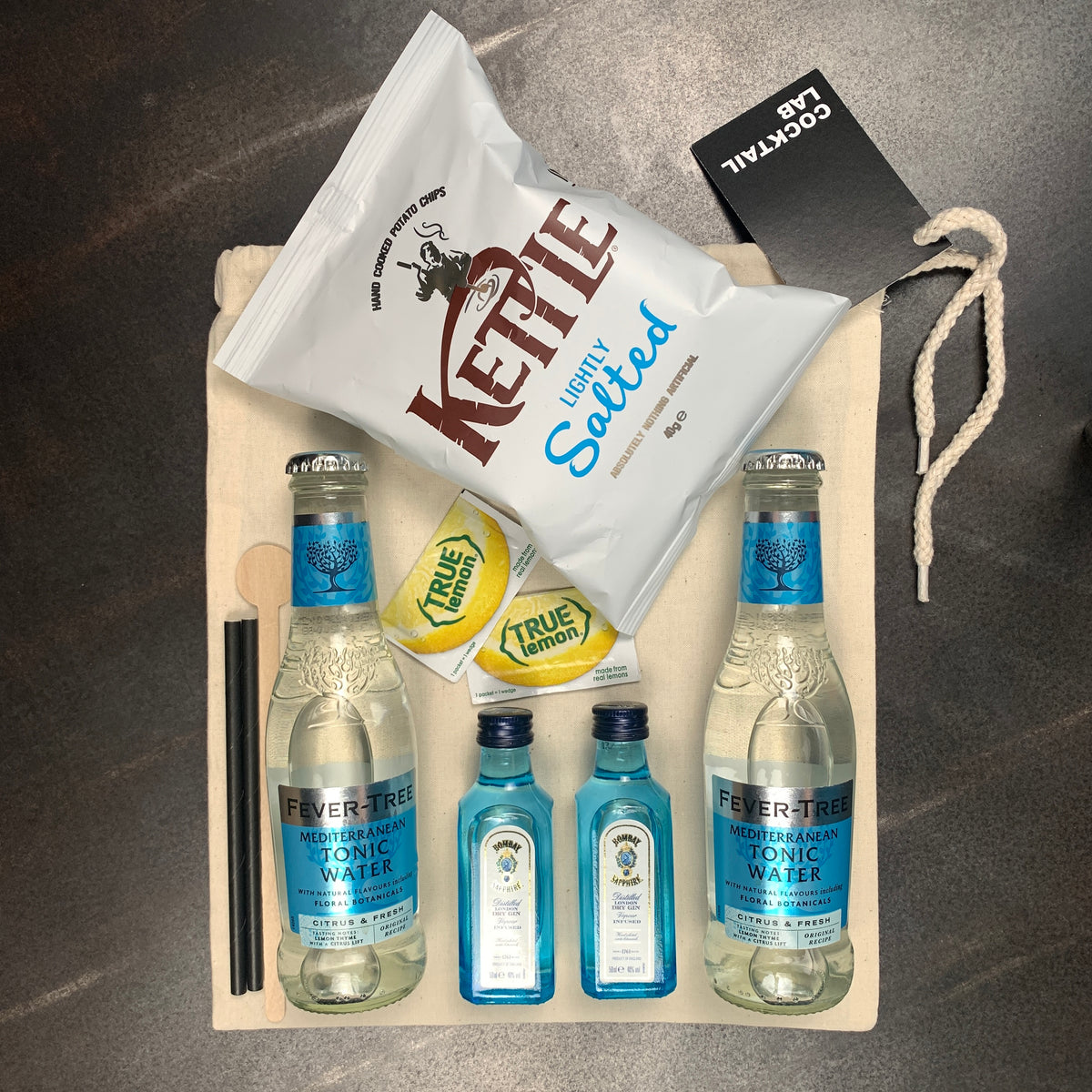New Product launch Gin and Tonic Cocktail Kit & Crisps Gift Bag ...
