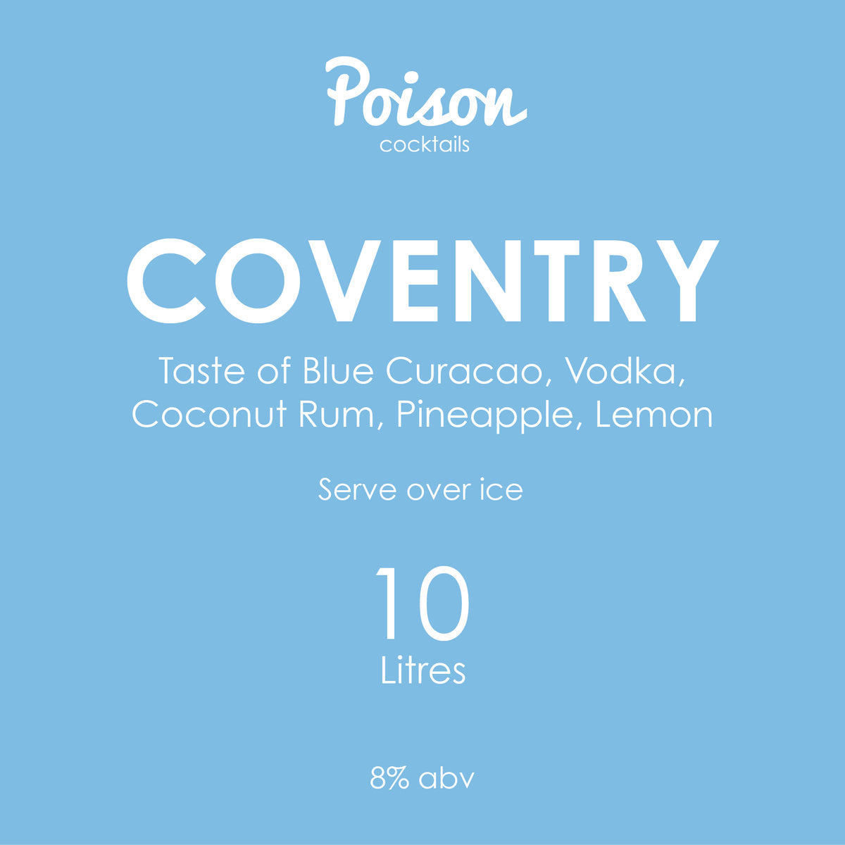 Pre-Mixed Coventry Cocktail Box 5 or 10 Litres – Cocktail Lab