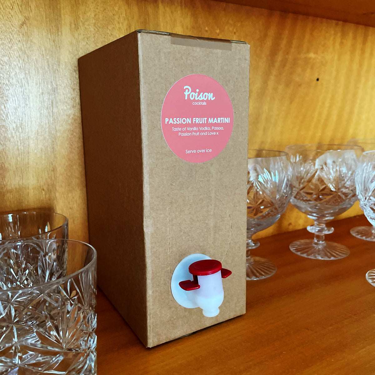 Pre-Mixed Passion Fruit Martini Cocktail Party Box 2 Litre – Cocktail Lab